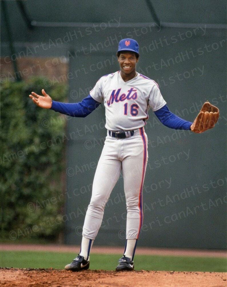 Doc Gooden - Ready for Action Photo Print Poster 1986 NY Mets Dwight ...