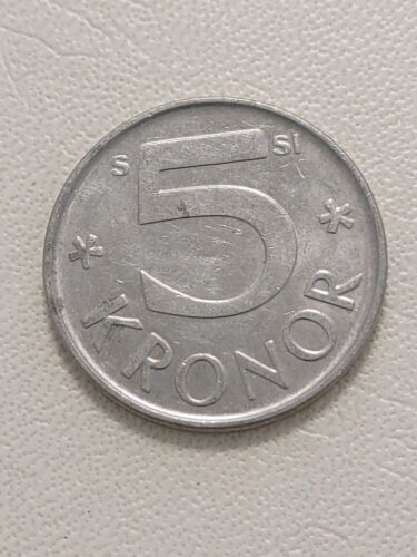 🇸🇪 5 Swedish Kronor Coin King Carl XVI Gustaf 2008 Kayihan Coins T155 ...
