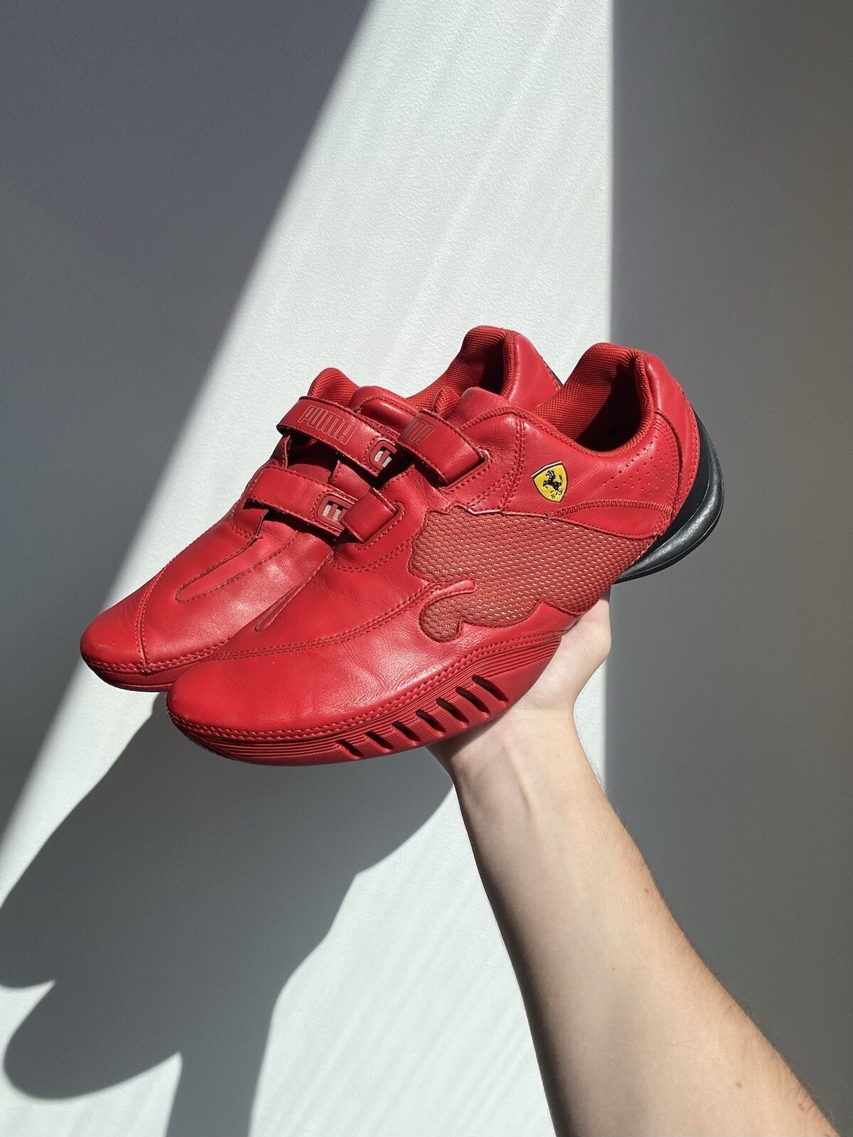 2000’s Puma Ferrari Induction Leather Vintage Men’s R… - Gem