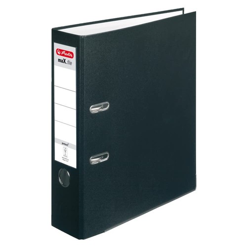 Herlitz 5480306 Lever Arch File A4 8 cm a4 Black 8cm black | eBay