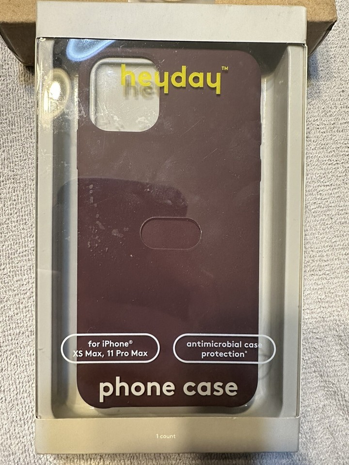 Heyday Apple iPhone XS MAX, iPhone 11 PRO MAX, Silicone Case - Mulberry | eBay