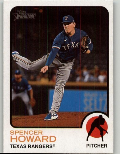 2022 Topps Heritage Spencer Howard #649 Texas Rangers | eBay
