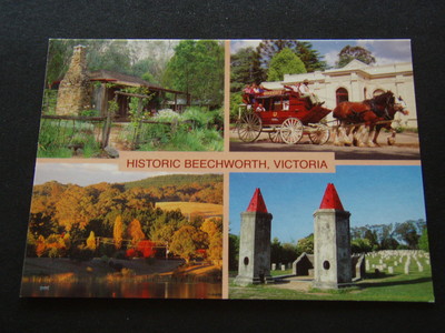 HISTORIC BEECHWORTH VIC COTTAGE POWDER MAGAZINE STAGECOACH CHINESE BURN ...