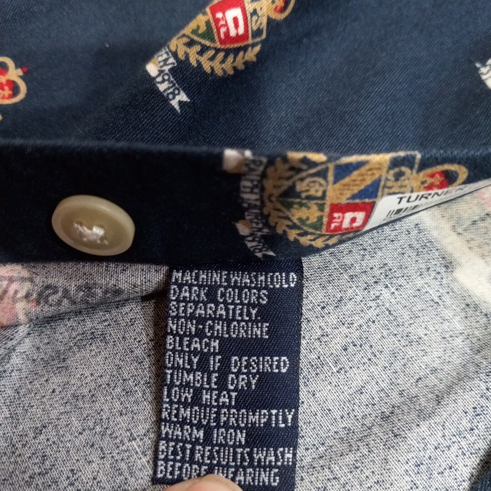 Vintage Chaps Ralph Lauren Button Down Shirts Chaps Pattern Size 2XB ...