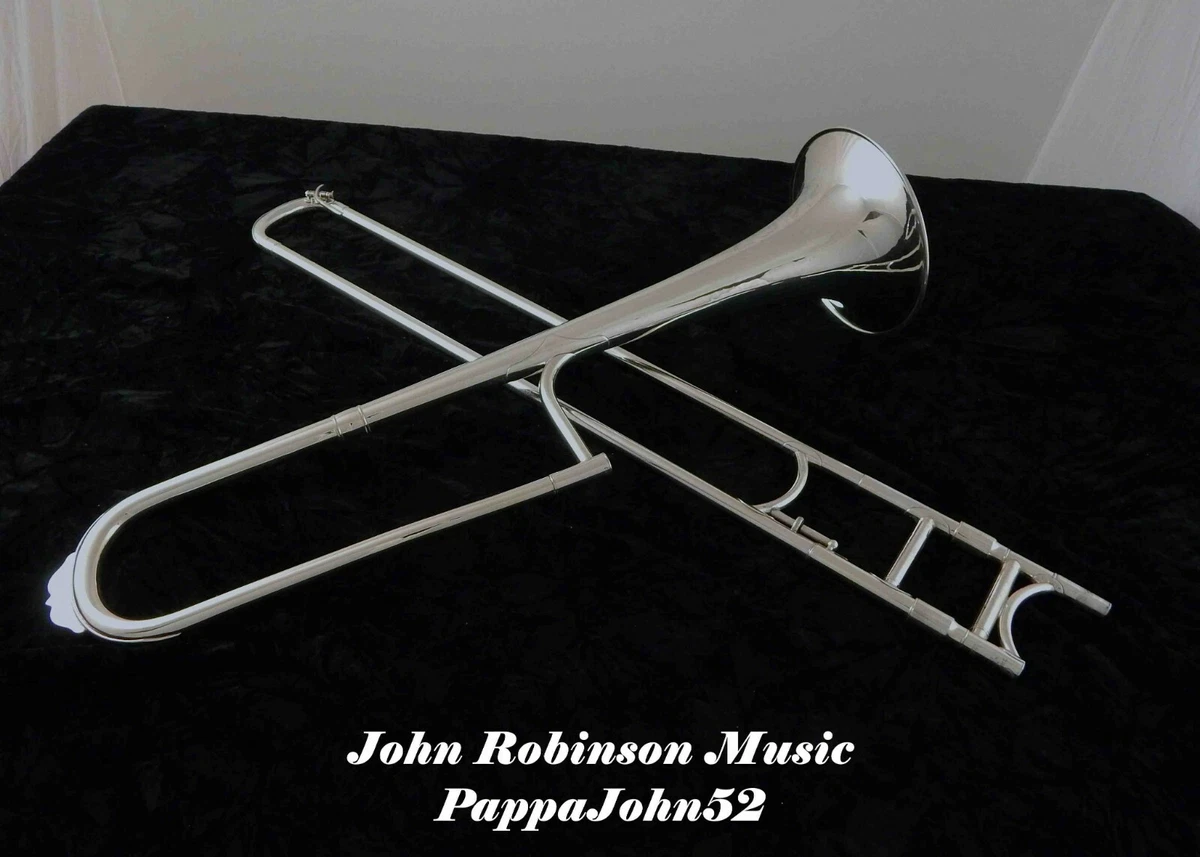 Black And White Trombone