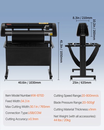 VEVOR Vinyl Cutter 34In Manual Plotter SignMaster Accessory | eBay