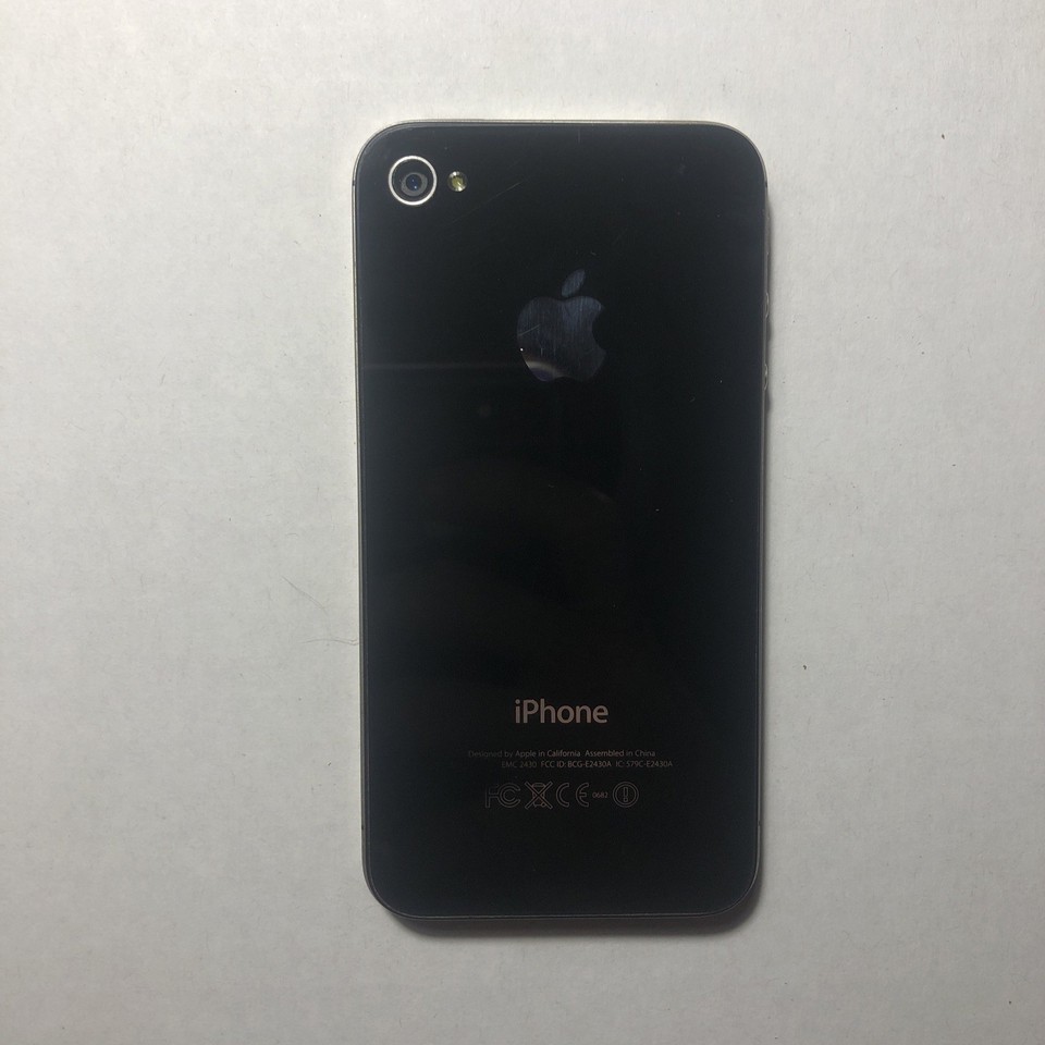 Apple iPhone 4s, 8GB, Black, A1387, iCloud Unlocked, Factory Reset | eBay