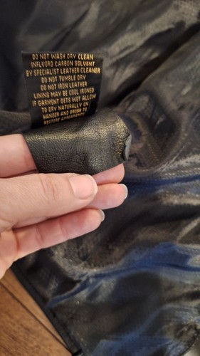 Prim Leather Moto Jacket Black Biker Jacket Size L | eBay