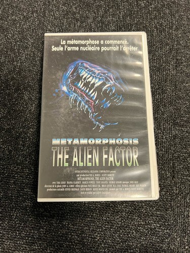 VHS The Alien Factor Metamorphosis Cassette Vidéo | eBay