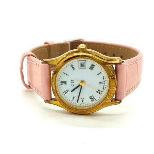 Christian Dior Watch 3003 25mm Women's Whites X Pinks 1396889 | eBay