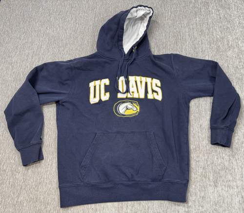 UC Davis Aggies Hoodie Sweatshirt Mens Small Blue NCAA College Pullover ...