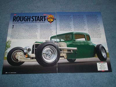 1932 Chevy 5-Window Coupe Lowboy Hot Rod Article "Rough Star" | eBay