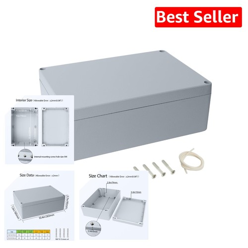 Heavy-Duty Aluminum Junction Box with IP67 Rating for Reliable Outdoor ...