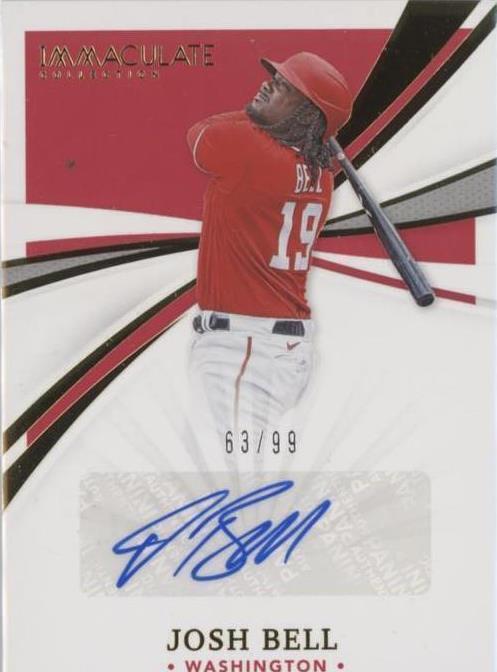 2021 Panini Immaculate Collection - Immaculate Signatures Josh Bell #IS ...