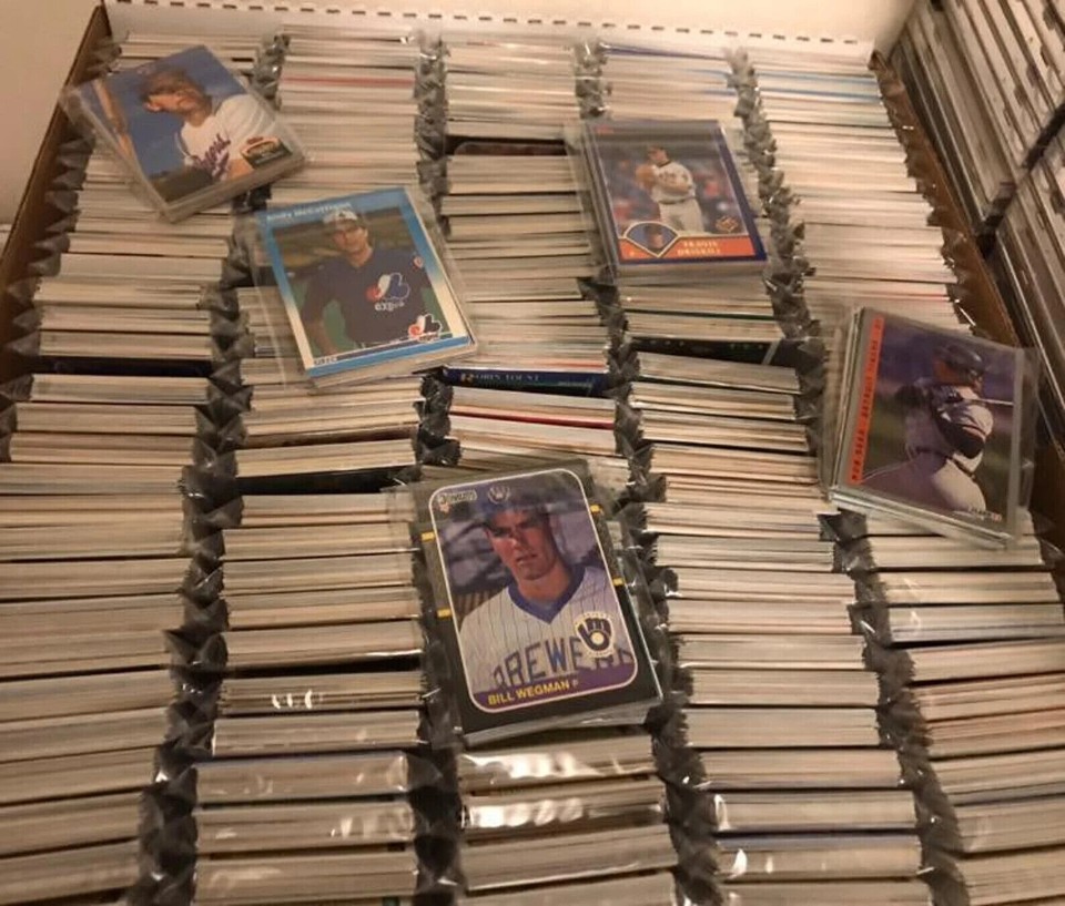 Huge MLB Baseball Sports Card Lots from an Estate sale! 100 Card Lots ...