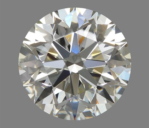 5.02 ct N Color VS1 Clarity Round 100% Natural Loose Diamond EX Cut GIA ...