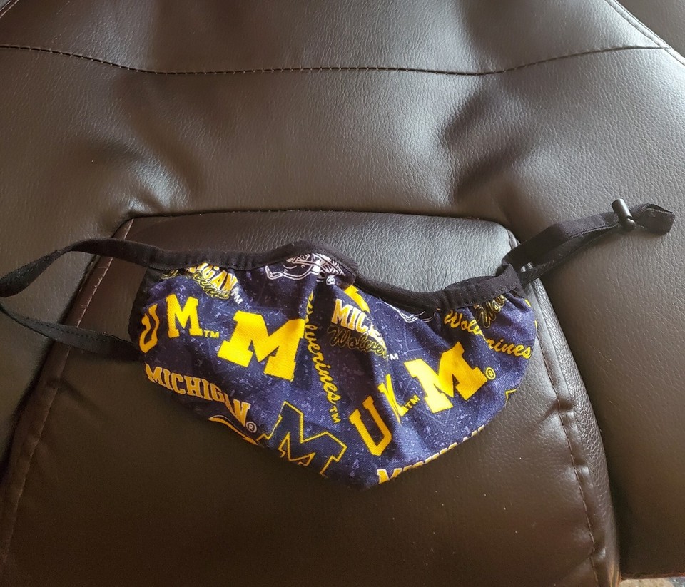 Michigan Wolverines Face Mask (Womens) | eBay