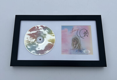 Taylor Swift Autographed Lover Cd Album Framed PSA/DNA | eBay