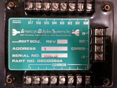 American Multiplex Systems Mini RMT 800 Part No. 02C0088A Wiring Hub | eBay