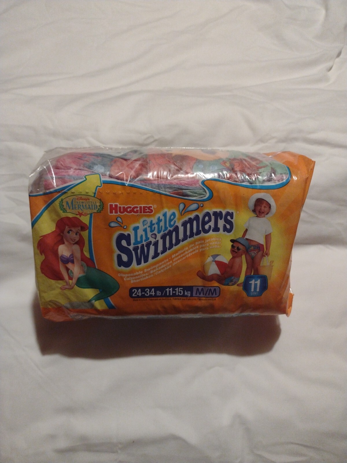 Huggies Little Swimmers Disney The Little Mermaid Medium 24-34lb 11 ct ...