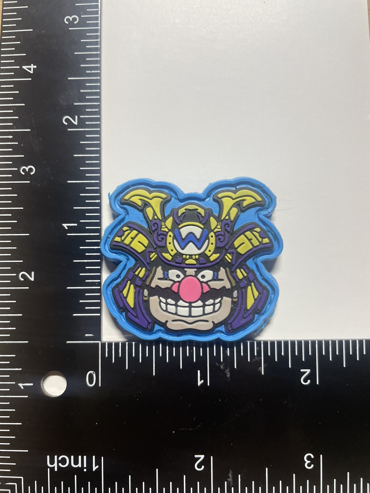 Wario Samurai pvc rubber morale ranger eye patch Edc | eBay
