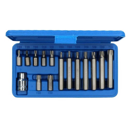 15PCS Star Bits With 1/2" Adaptor 30mm & 75mm Bits T20 To T55 In ...