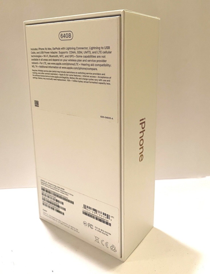 Apple iPhone XS Max - 64GB - --- BOX ONLY ---- | eBay