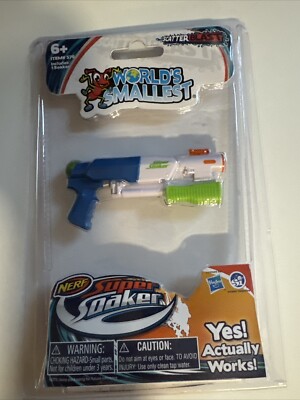 World's Smallest Super Soaker Barrage Mini Water Gun 576 Brand New ...