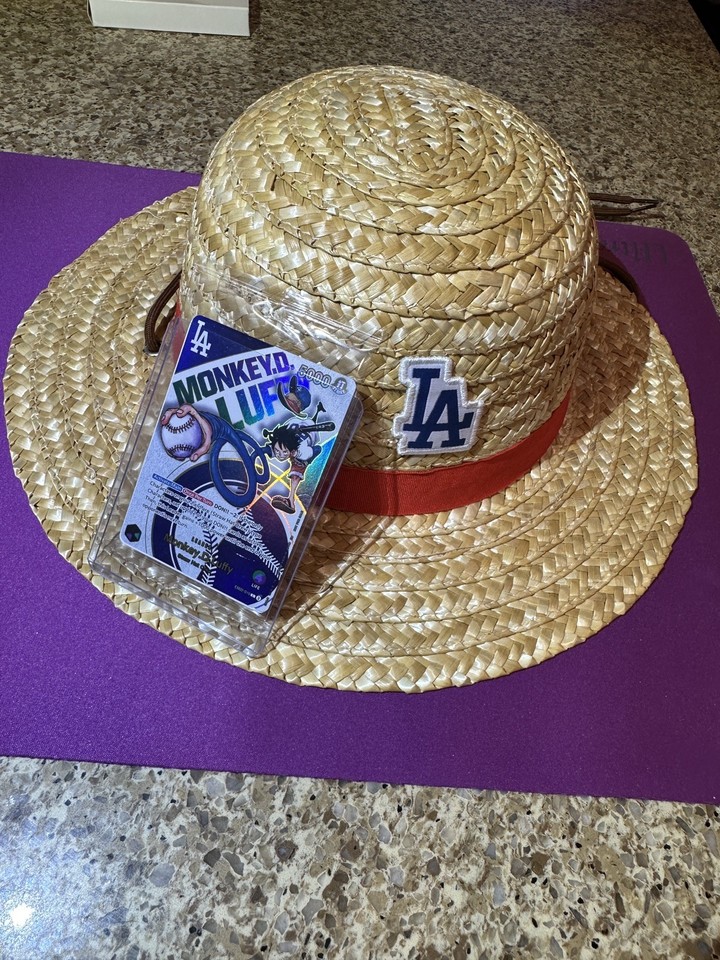 LA Dodgers One Piece Night 2025 SGA Monkey D Luffy Promo Card EB02-010 ...