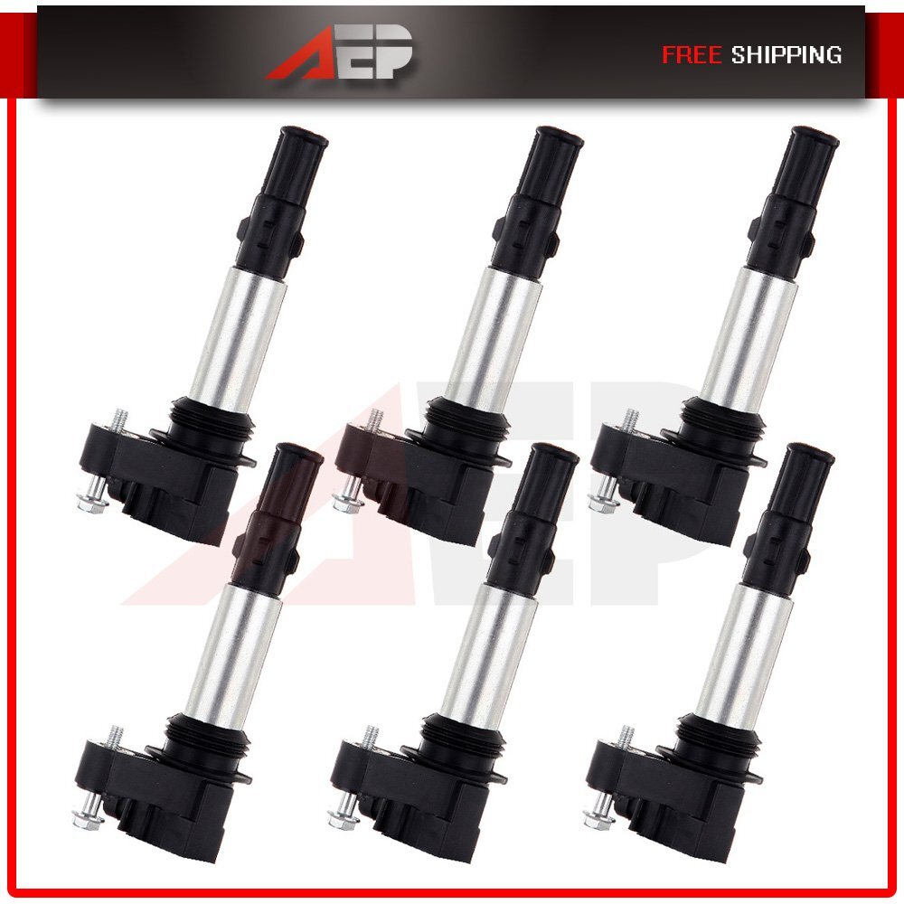 Ignition Coils 6pcs for Cadillac CTS 3.6L 2004-2010 Chevrolet Traverse ...