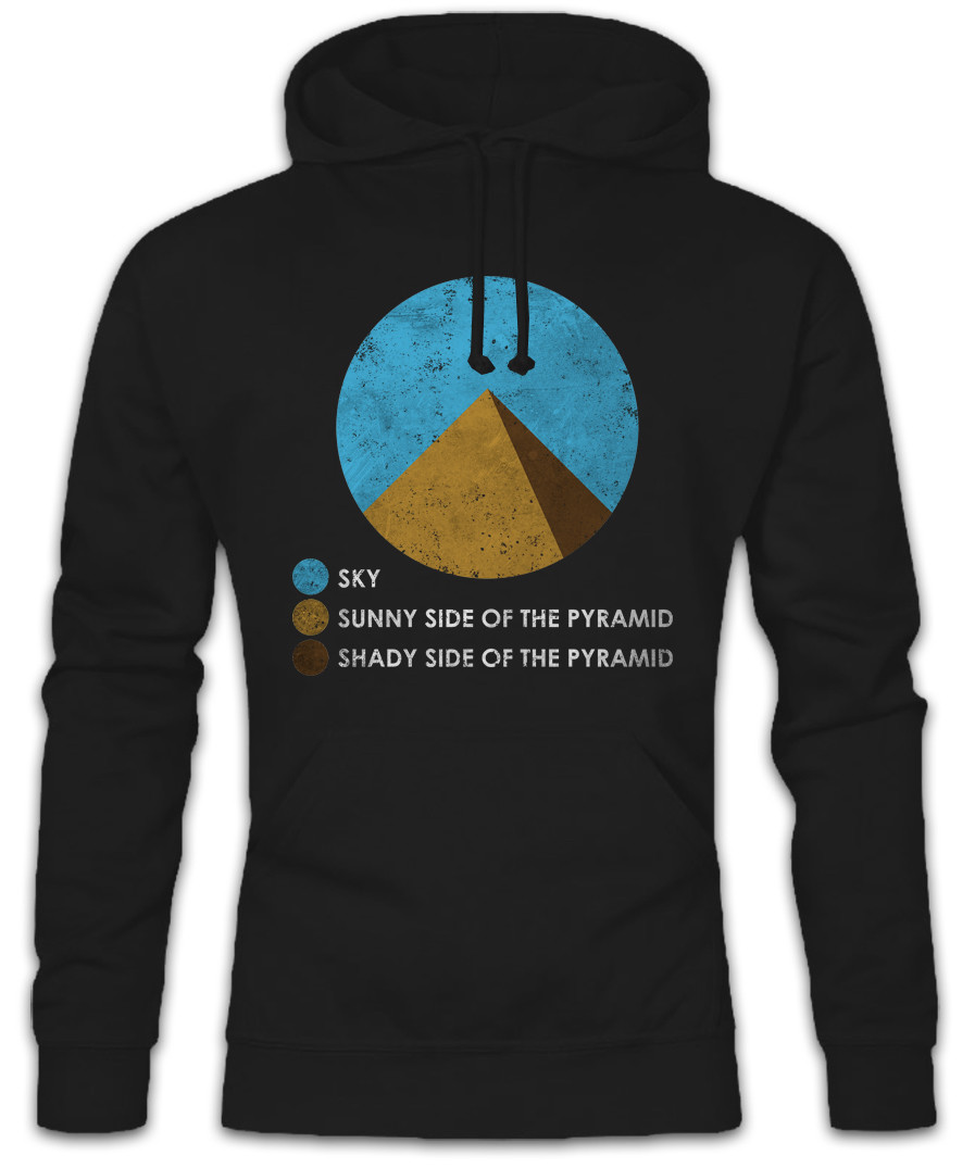 Chart Pyramid Hoodie Sweatshirt Fun Geek Nerd Teacher Diagram Scientist ...