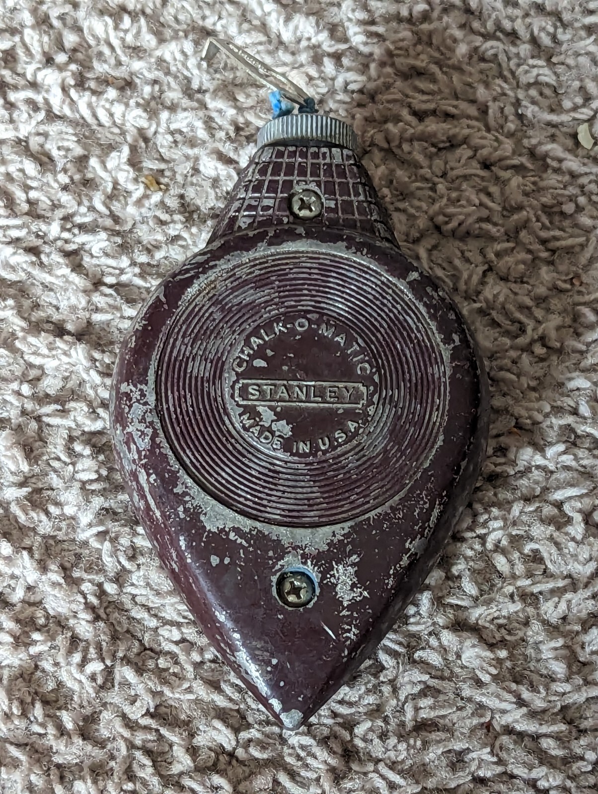 Vintage Stanley Chalk-O-Matic USA No. 47-100 Plumb Bob Chalk Line | eBay