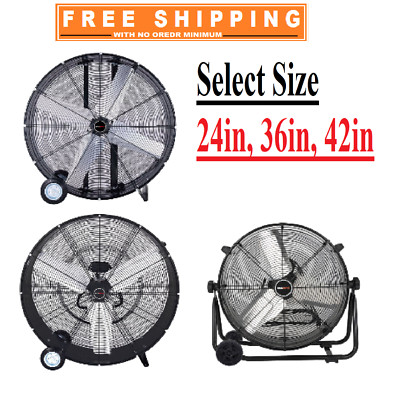 Ecomax High Velocity Drum Fan- Assorted Size | eBay