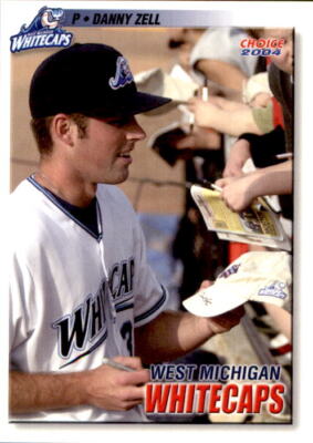 2004 West Michigan Whitecaps Choice #29 Danny Zell Houston Cyrpess ...