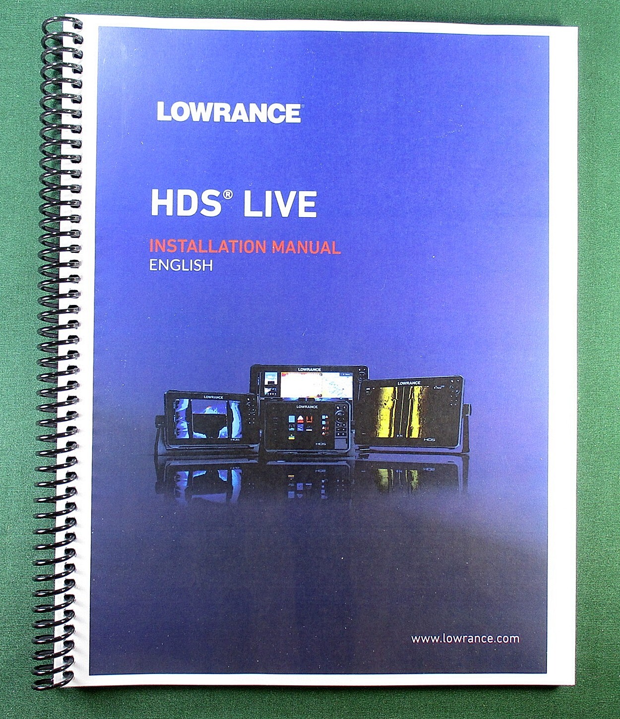 Lowrance HDS LIVE Installation Manual: Full Color 69 Pages & Clear ...