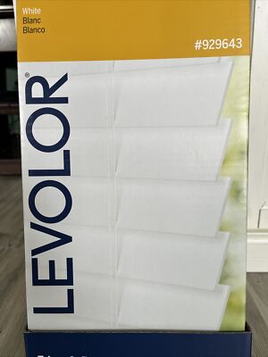 LEVOLOR 2 in Faux Wood Blind White #929643 | eBay