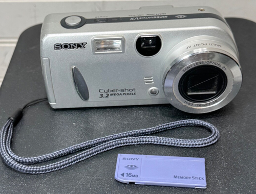 Sony Cyber-shot DSC-P52 3.2MP Digital Camera W/memory sticks -Tested ...
