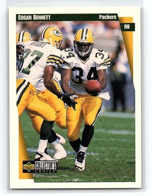 1997 Collector's Choice Edgar Bennett Green Bay Packers #496 | eBay