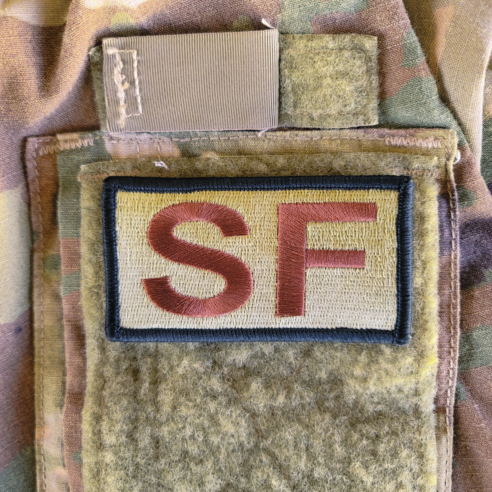 SF Duty Identifier Tab w/Black Border First Responder / USAF OCP Air ...