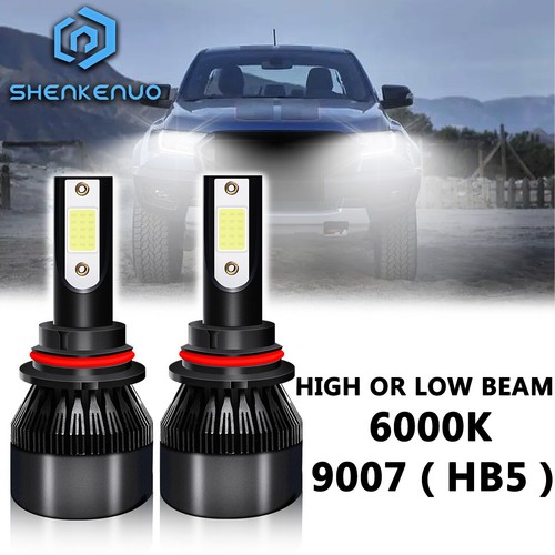 2x 6000K 9007 HB5 LED Headlights Bulbs Hi-Lo Beam FOR Ford Ranger 1998 ...