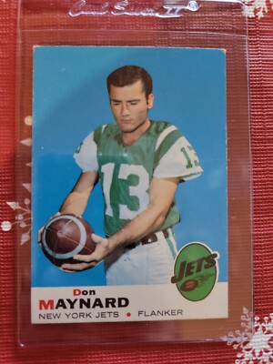 1969 Topps Football Don Maynard Card EX+ HOF See Pics | eBay