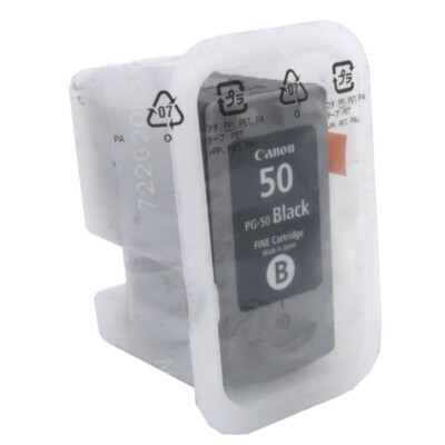 Original Canon Ink Cartridge PG-50 for Pixma Mp 150 160 170 450 460 ...