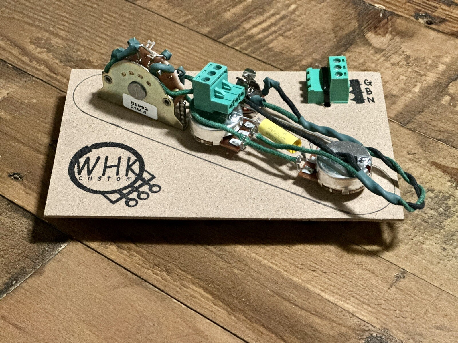 Solderless Telecaster Upgrade Harness. Bourns 250k, Oak 3-way, PureTone ...