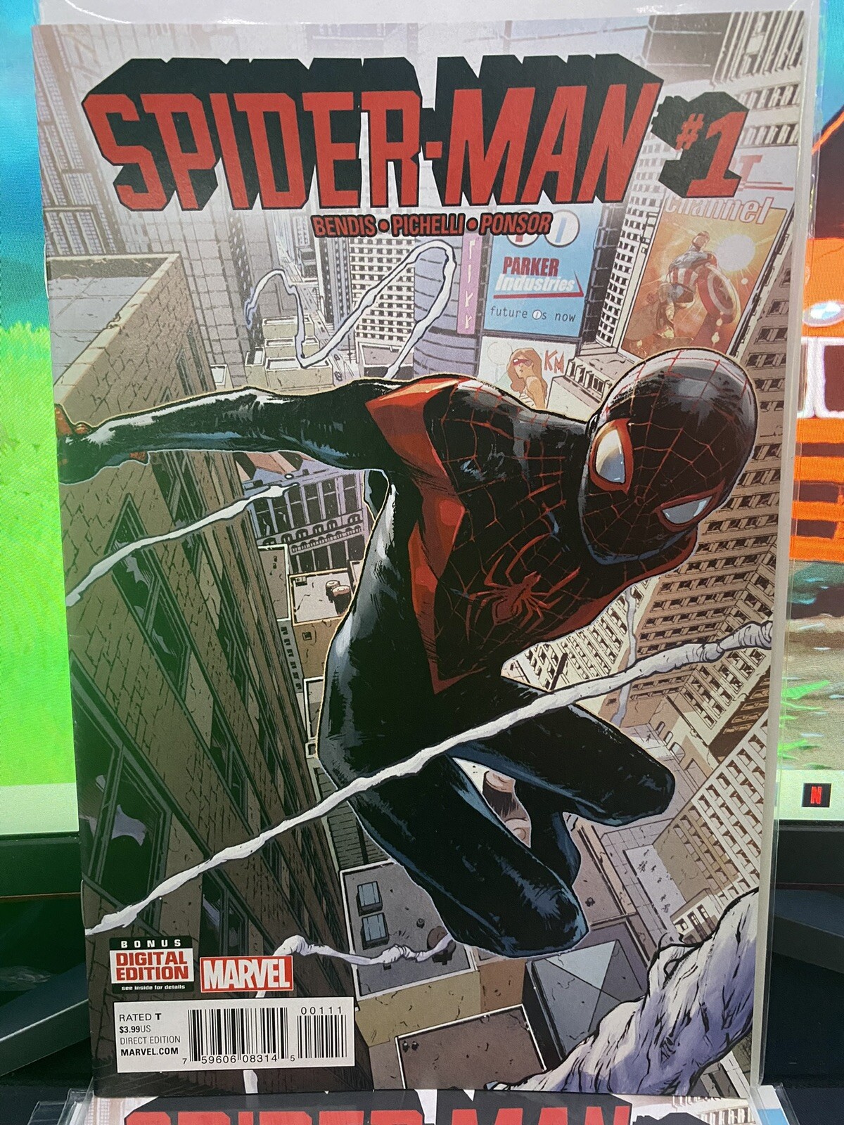 Spider-Man #1 (Marvel 2016) Miles Morales Solo Series Bendis Pichelli ...
