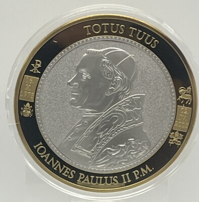 2013 Popes of the Modern Era POPE JOHN PAUL II Gold-layered Colossal ...