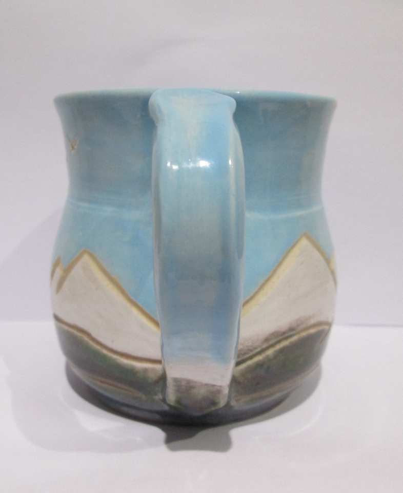 Alice Buttress Carrbridge Studio Pottery Coffee Tea Mug Cup Mountains ...