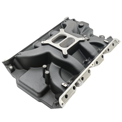 Dual Plane Style Aluminum Intake Manifold Satin 7105 For Ford 406 410 ...