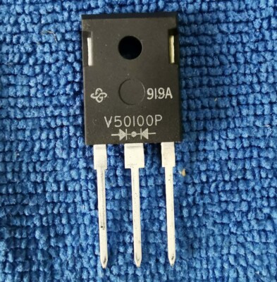 5pcs ORIGINAL V50100P V50100 high power Schottky diode 50A100V TO-247 ...