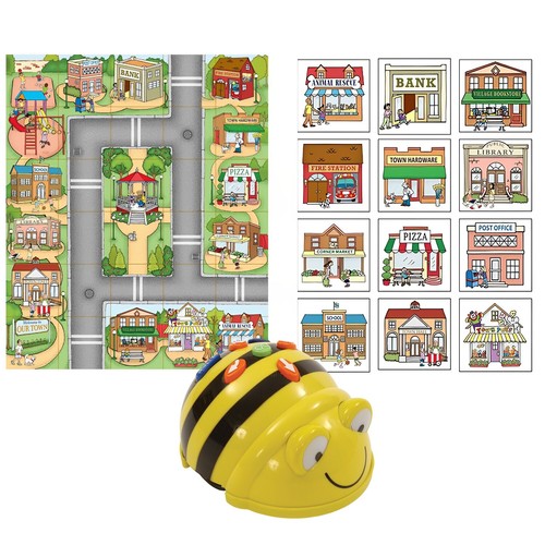Bee-Bot Robot with Community Mat & 3D Community Construction Kit STEM ...