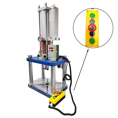 Heavy-duty Pneumatic Press Punch Machine 110V 17636lb/8000kg 0.98" Dia ...